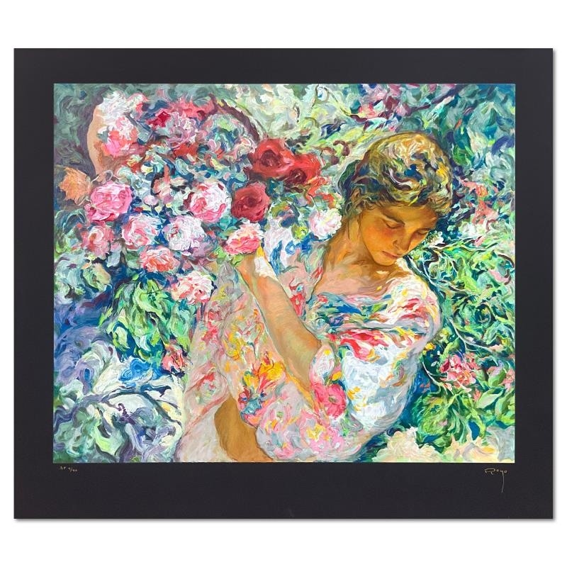 José Royo | Joven Con Costo De Flores | MutualArt