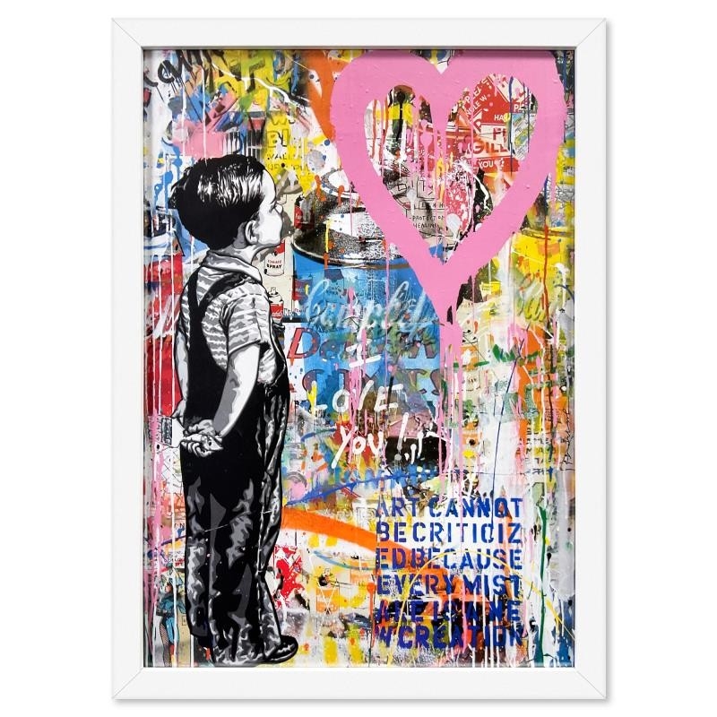 Mr. Brainwash | Custom FRAMED plate Signed Offset Lithograph street art ...