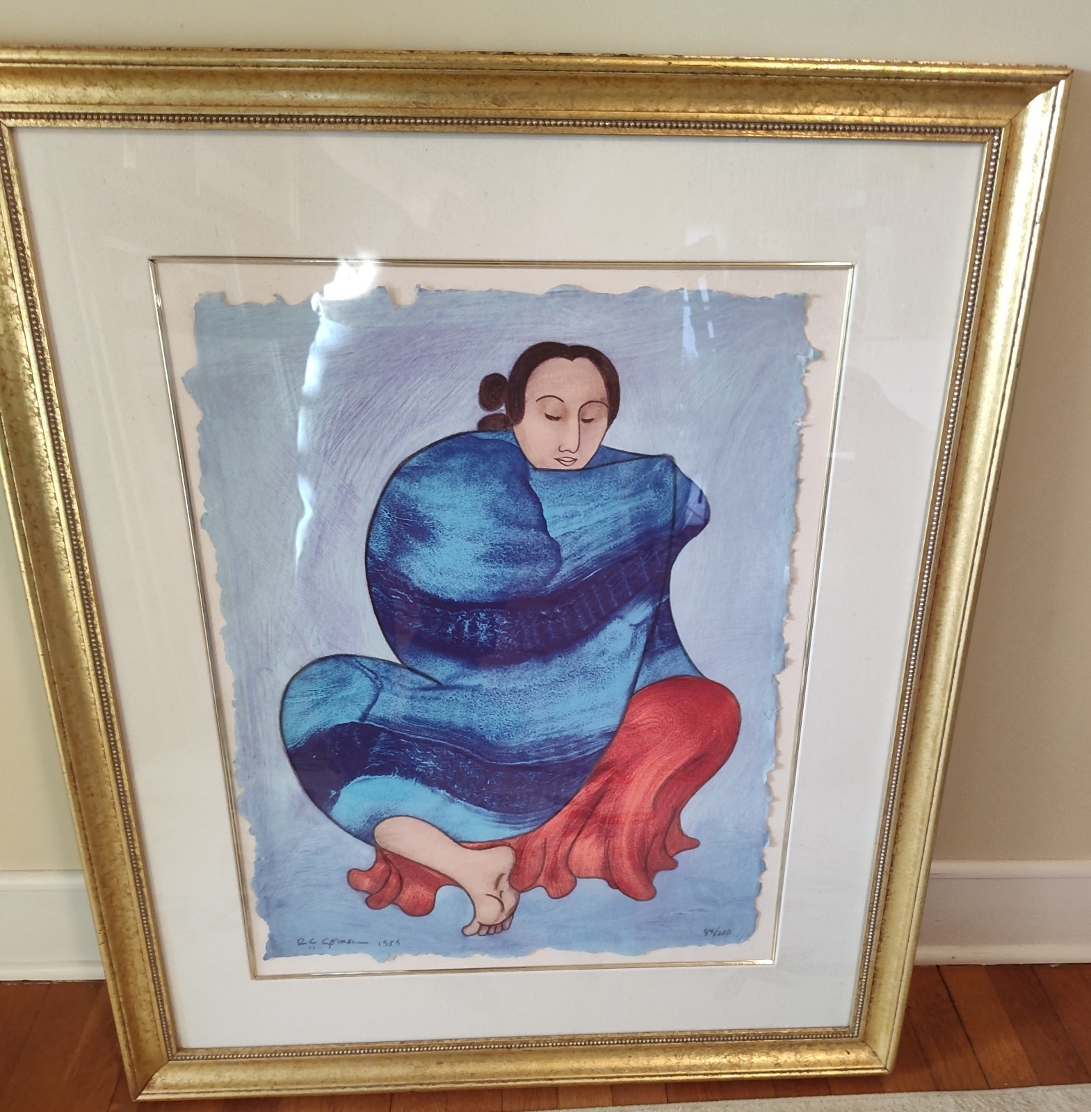 R.C. Gorman | 1989 Signed Rudolph Carl Rc Gorman Kirsten Serigraph 84/ ...
