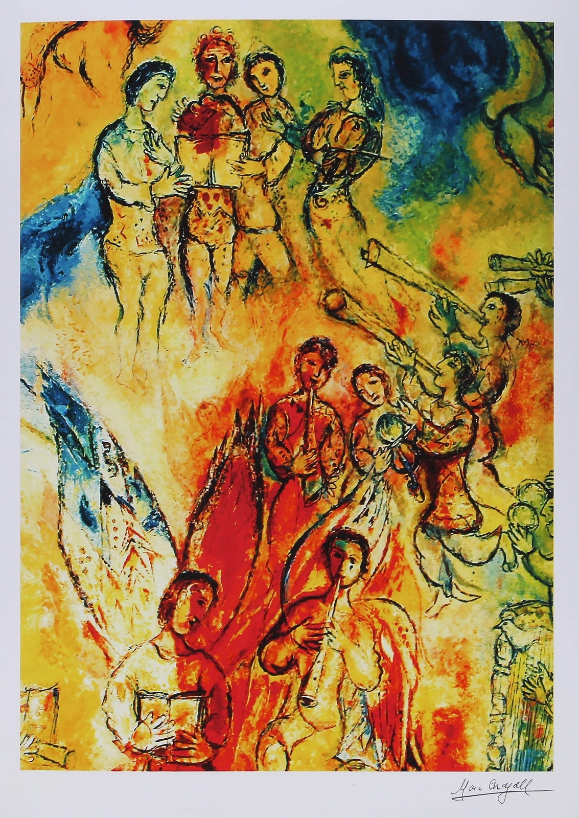 Marc Chagall | Music of Angels | MutualArt