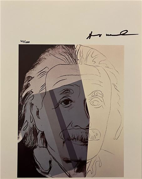 Andy Warhol | Albert Einstein, 1980 (1987) | MutualArt
