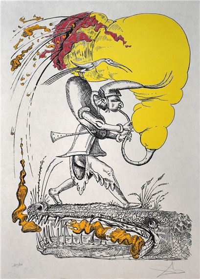 Salvador Dalí | The Piper (1973) | MutualArt