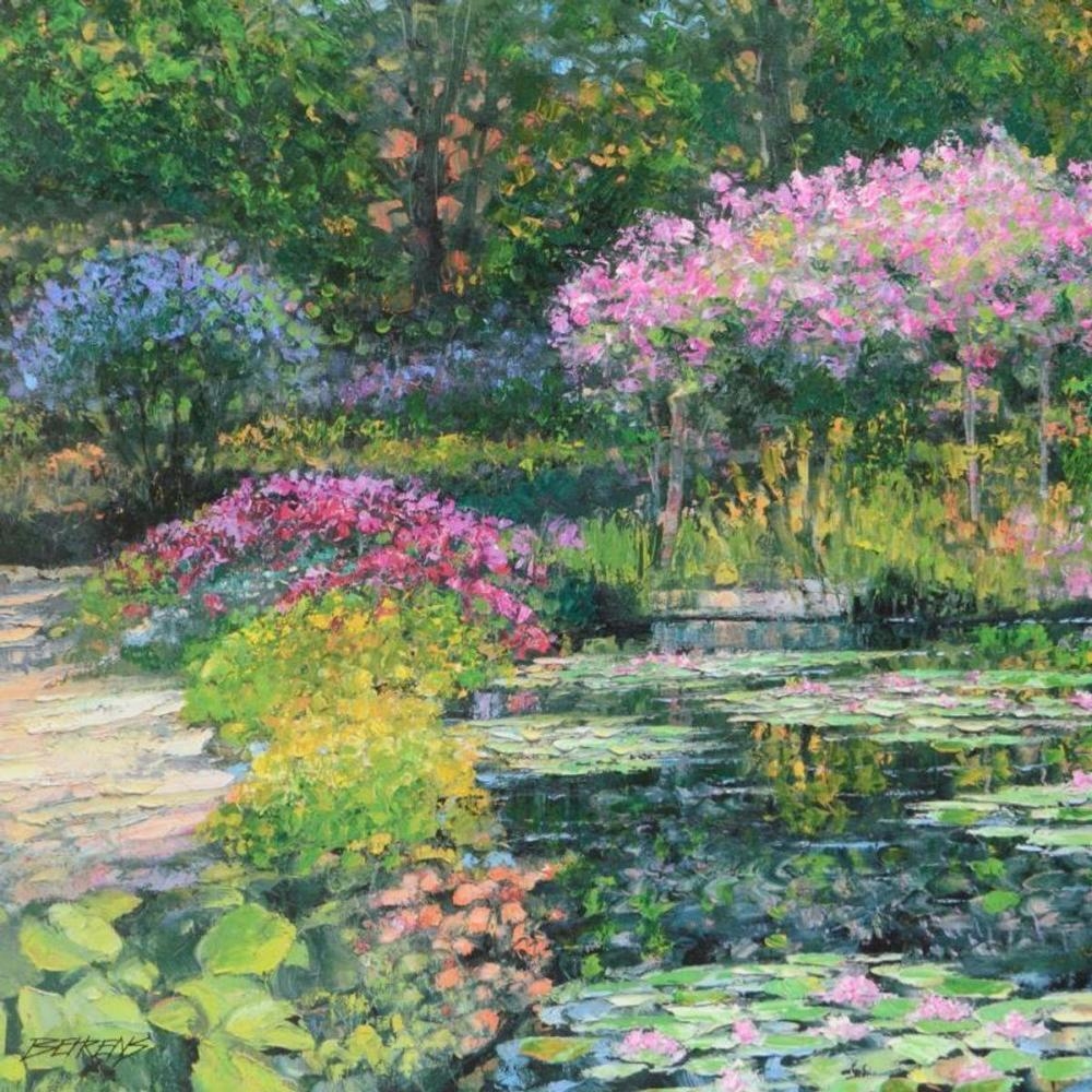 Howard Behrens | Giverny Lily Pond | MutualArt