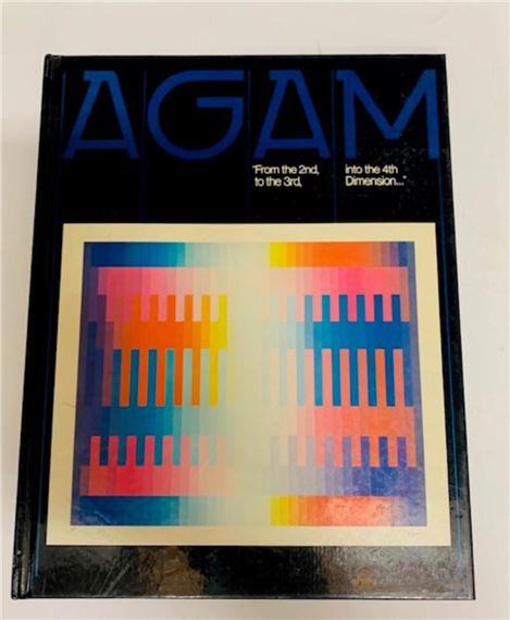 Yaacov Agam | Agam book with drawing | MutualArt