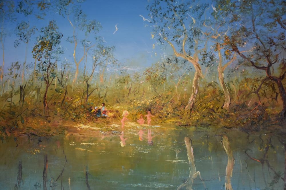 David Boyd | Picnic by the Lake (1980) | MutualArt