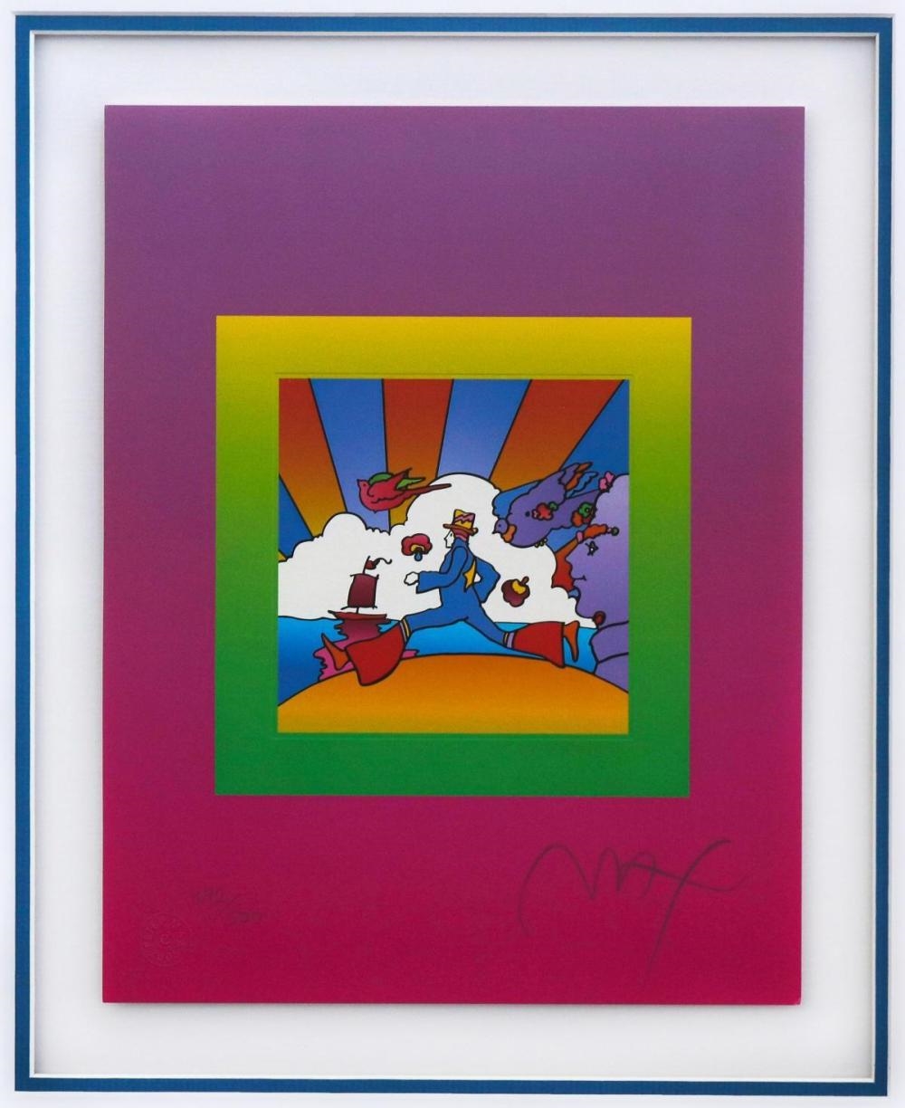 Peter Max | Cosmic Runner on Blends | MutualArt