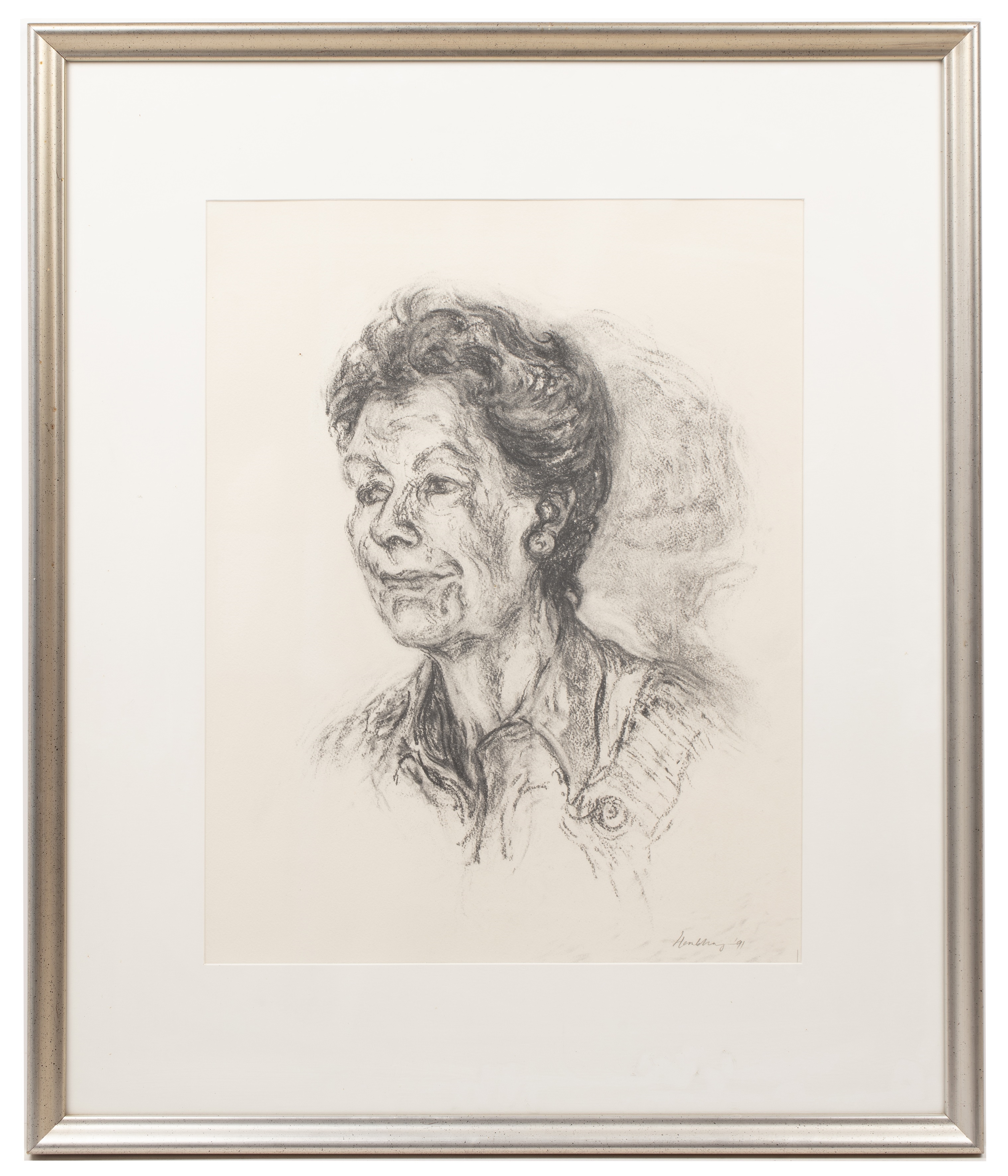 Maggi Hambling | Portrait of a woman (1991) | MutualArt
