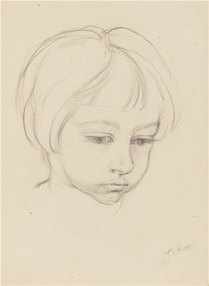 Augustus Edwin John | Child Portrait | MutualArt