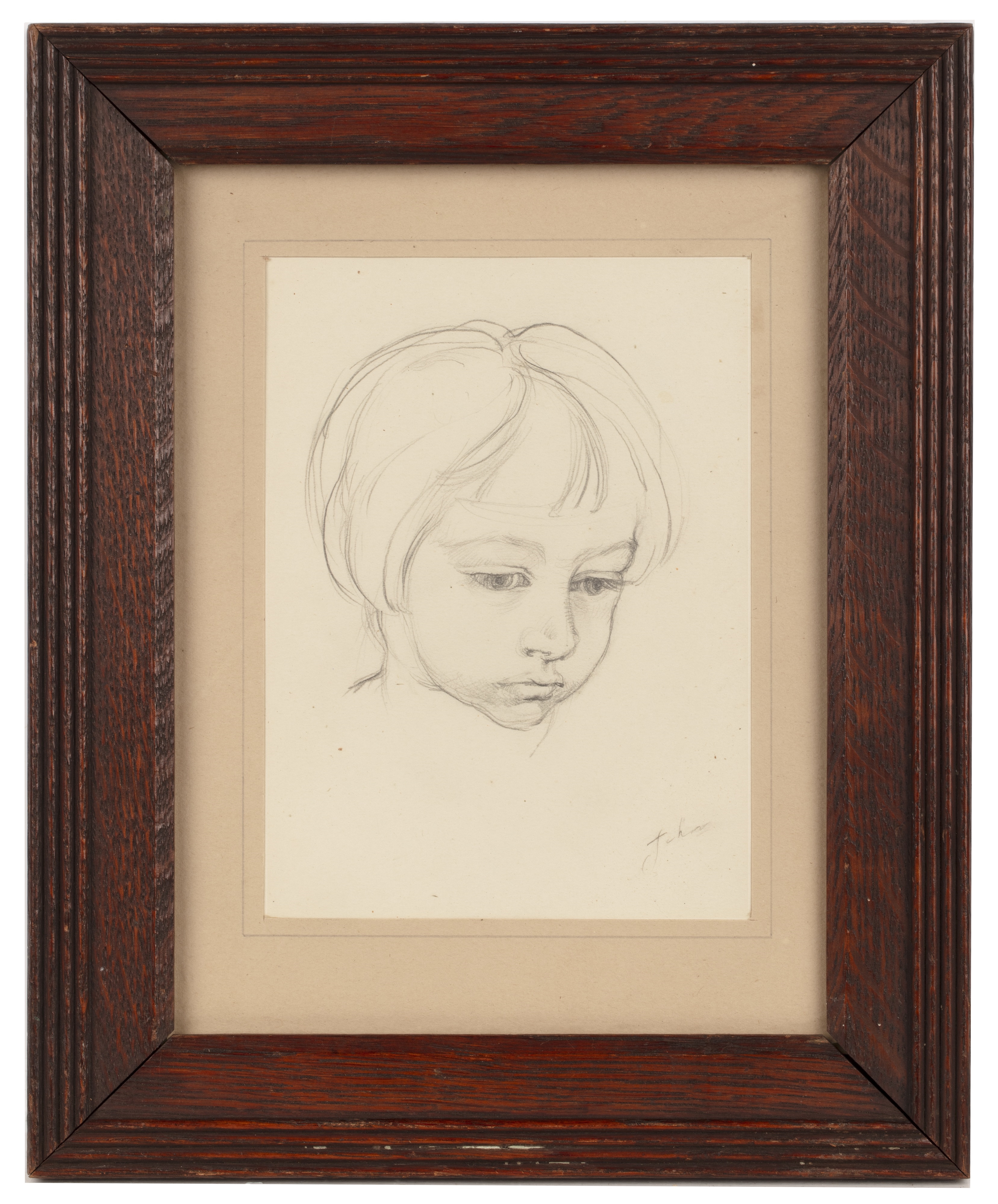 Augustus Edwin John | Child Portrait | MutualArt