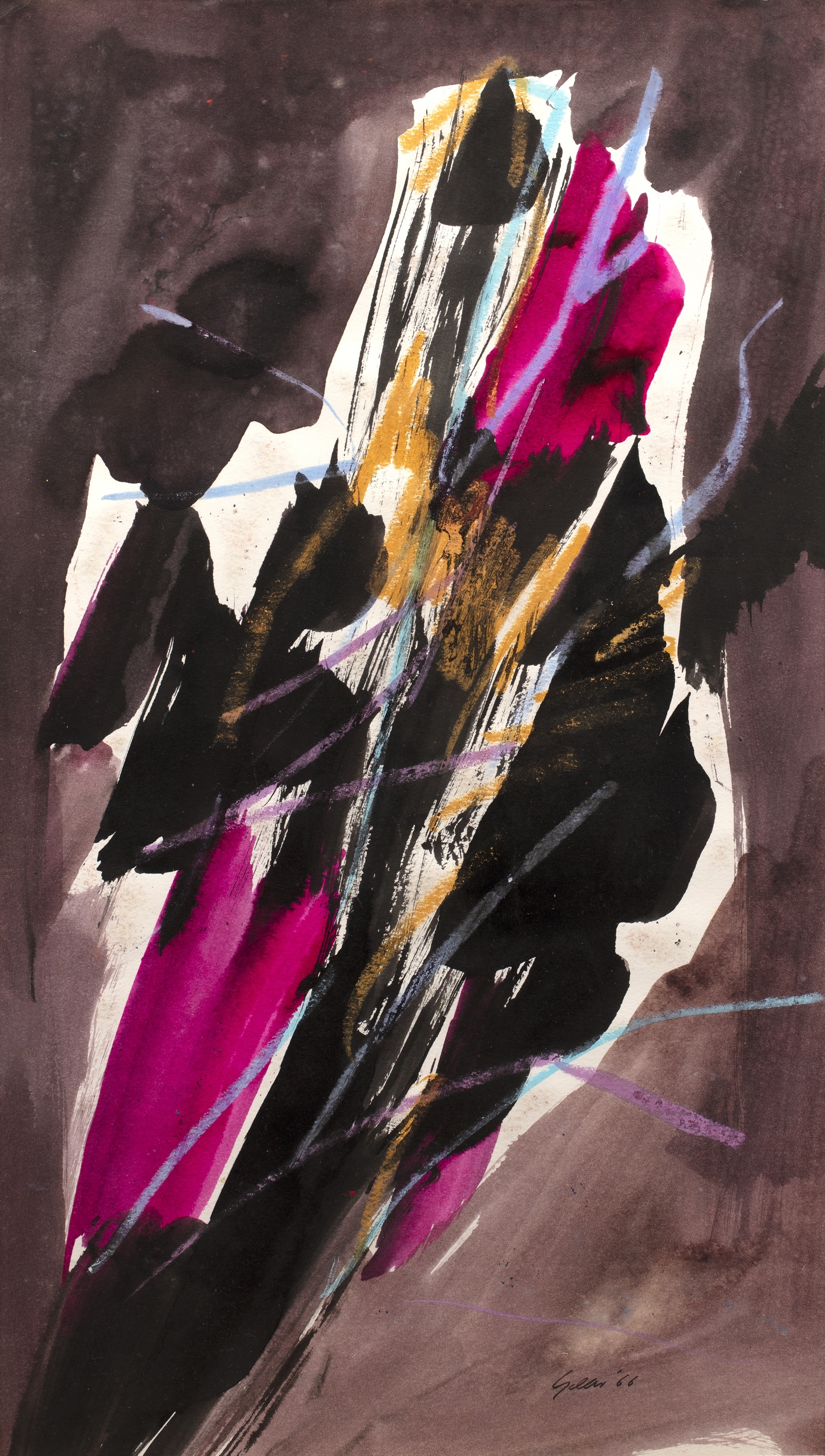 William Gear | Pink Flash (1966) | MutualArt