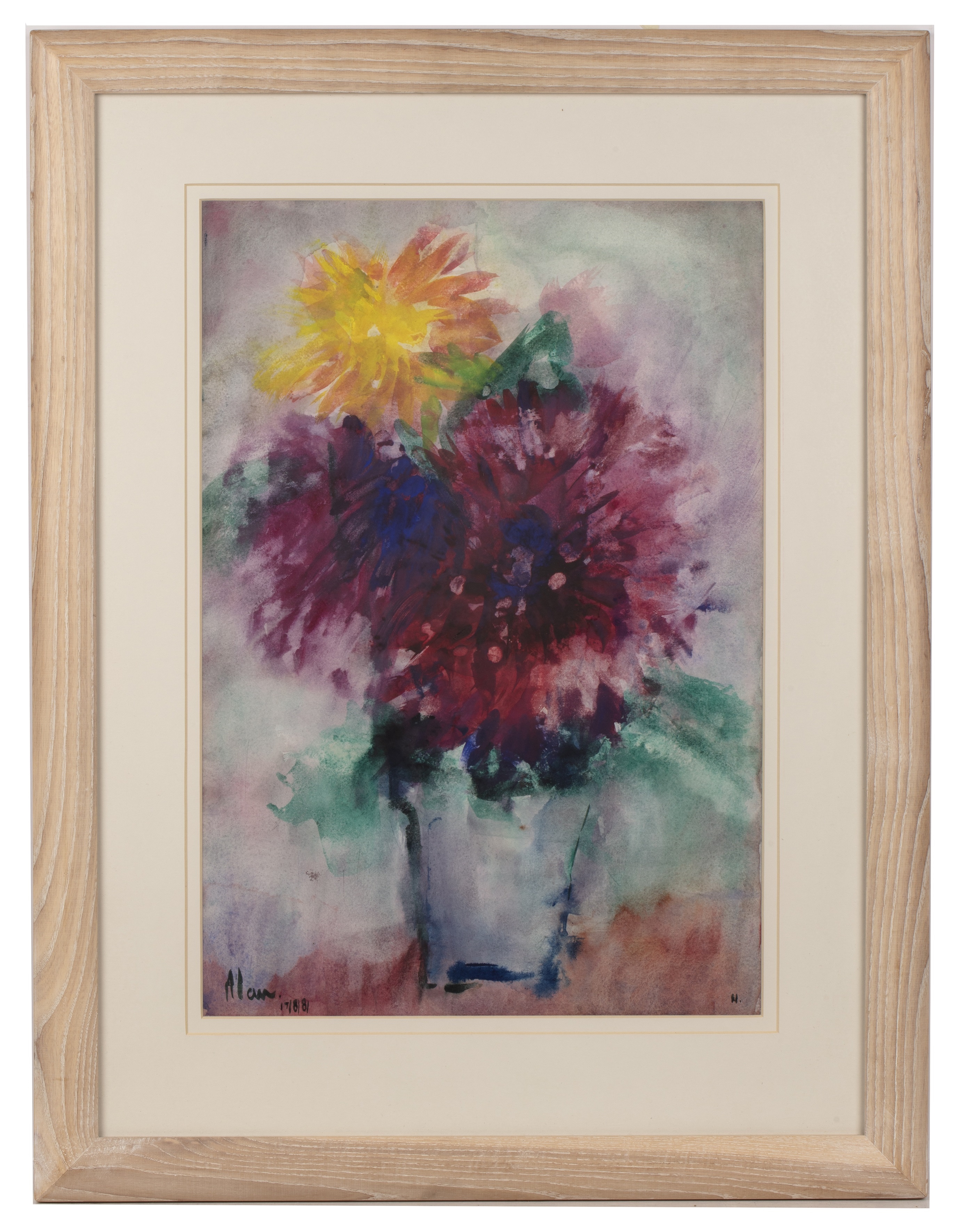 Leslie Marr | Flowers in a Vase (1981) | MutualArt