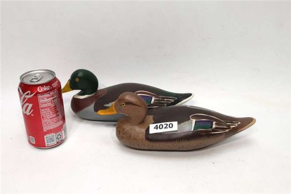 Charles Jobes | Half-Size Mallard Duck Decoys (1981) | MutualArt