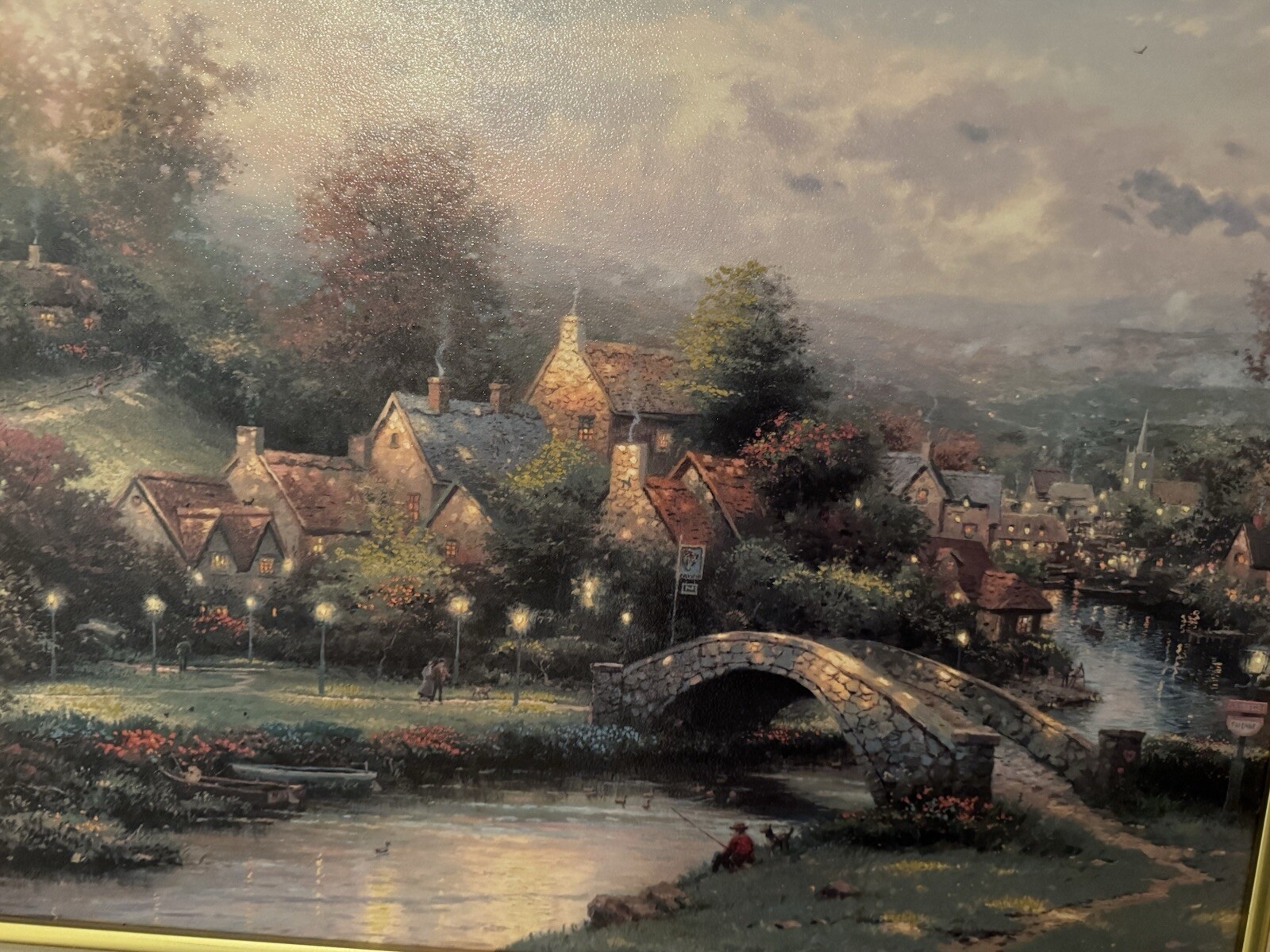 Thomas Kinkade | Lamplight Lane IV (1995) | MutualArt