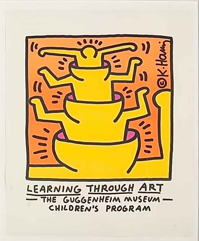 Keith Haring | LEARNING THROUGH ART (1999) | MutualArt