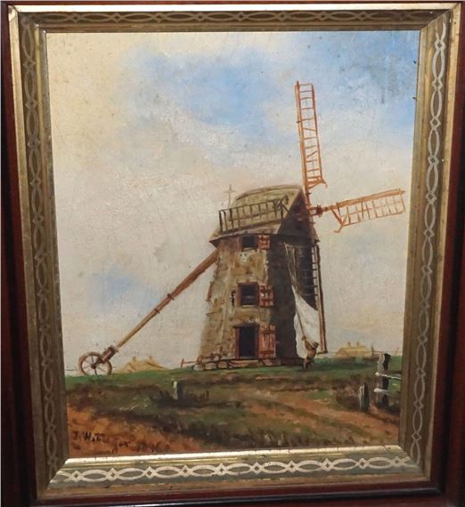 James Walter Folger | The Old Nantucket Windmill (1896) | MutualArt