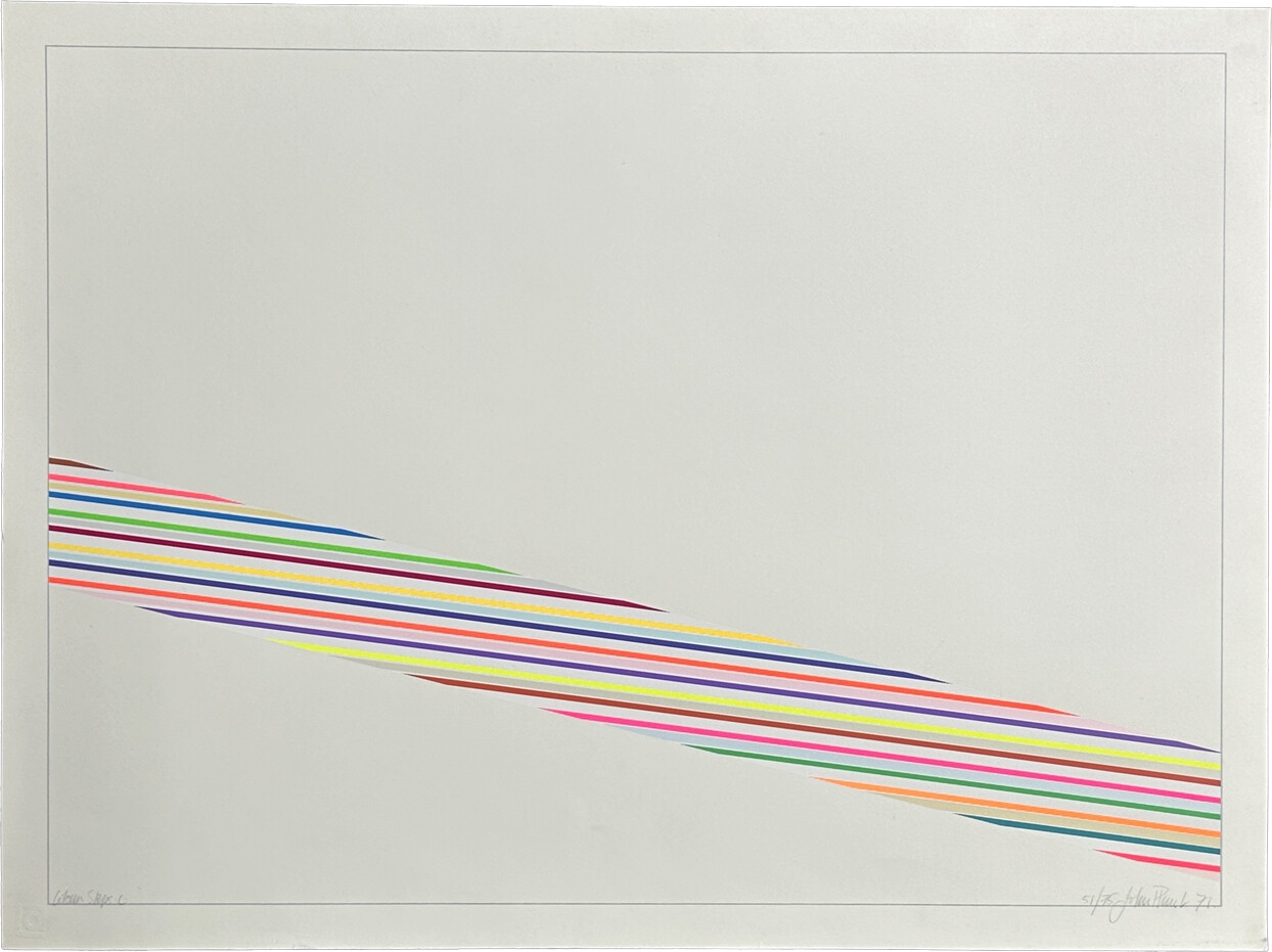 John Plumb | John Plumb Colour Step C 1971 Signed Limited Edition ...