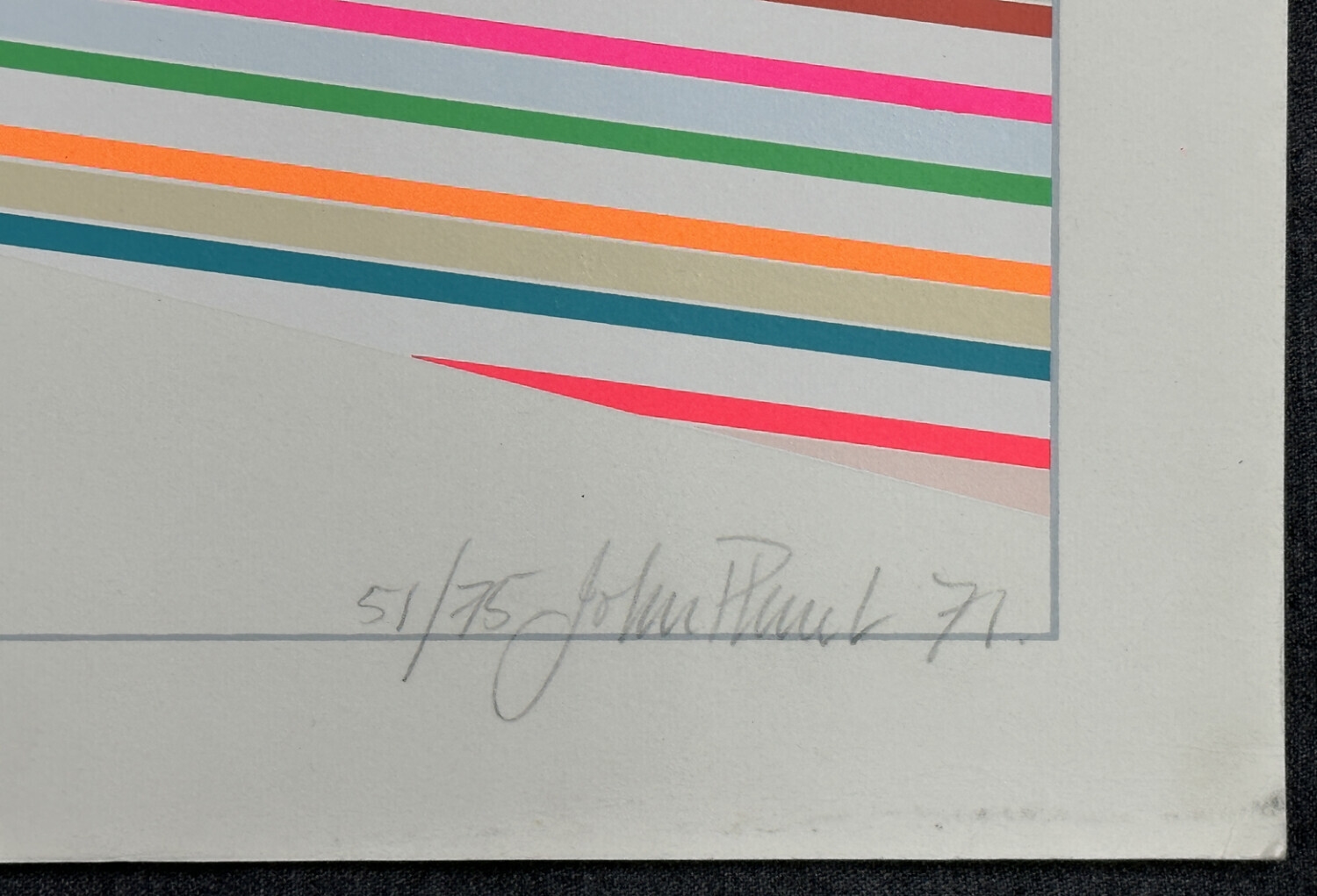 John Plumb | John Plumb Colour Step C 1971 Signed Limited Edition ...