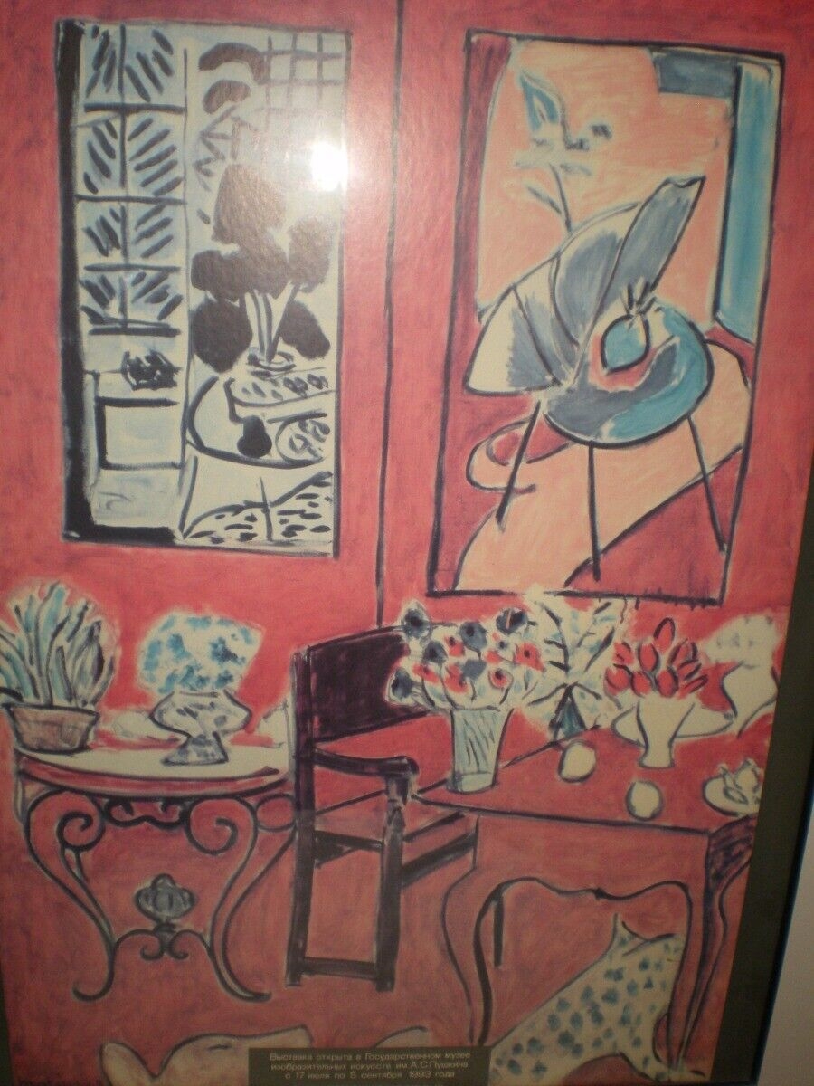 Henri Matisse | RARE Henri Matisse Russian Art Gallery Exhibition Red ...