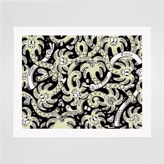Steven Harrington | Far Out Screen Print (2017) | MutualArt