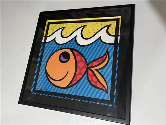 Romero Britto | Boom Fish (1963) | MutualArt