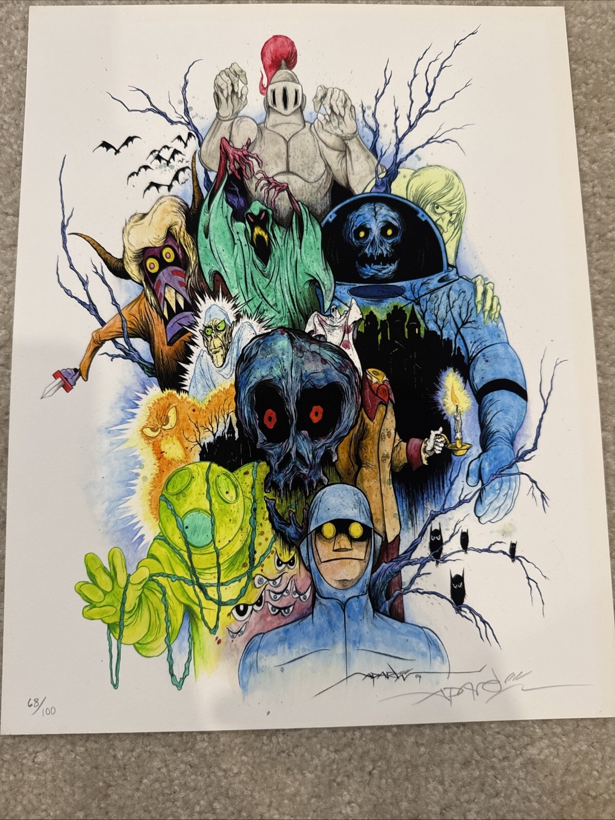 Alex Pardee | ZOINKS Scooby Doo Print Signed & Numbered 68/100 | MutualArt