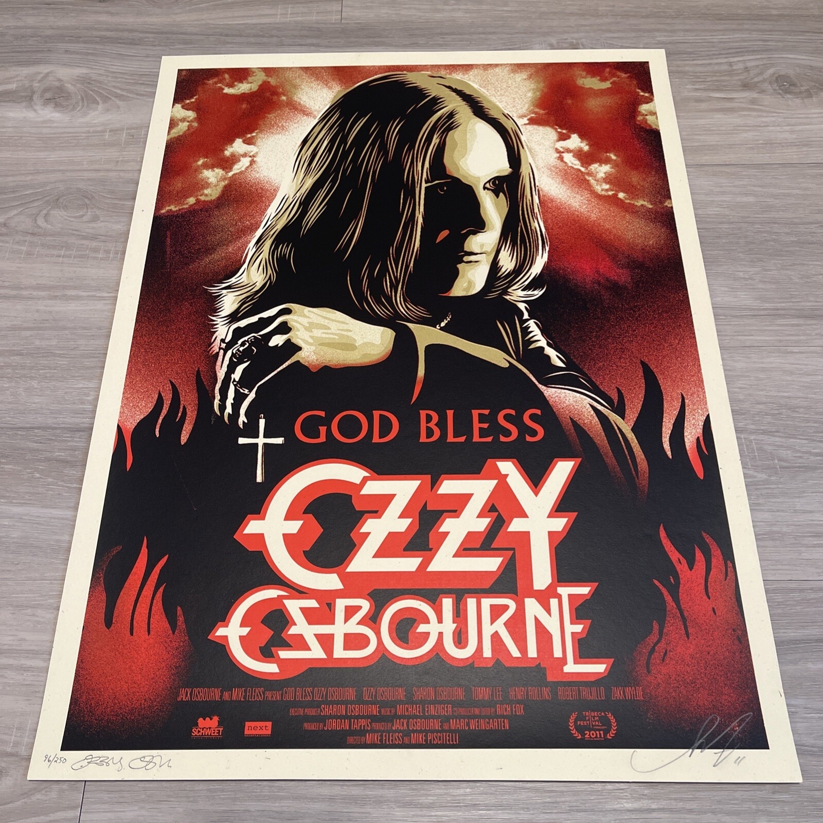 Shepard Fairey | God Bless Ozzy Osbourne (2011) | MutualArt