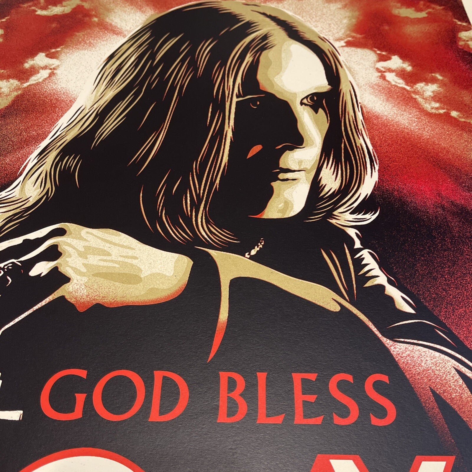 Shepard Fairey | God Bless Ozzy Osbourne (2011) | MutualArt
