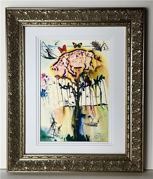 Salvador Dalí | Pig and Pepper Tree (1969) | MutualArt