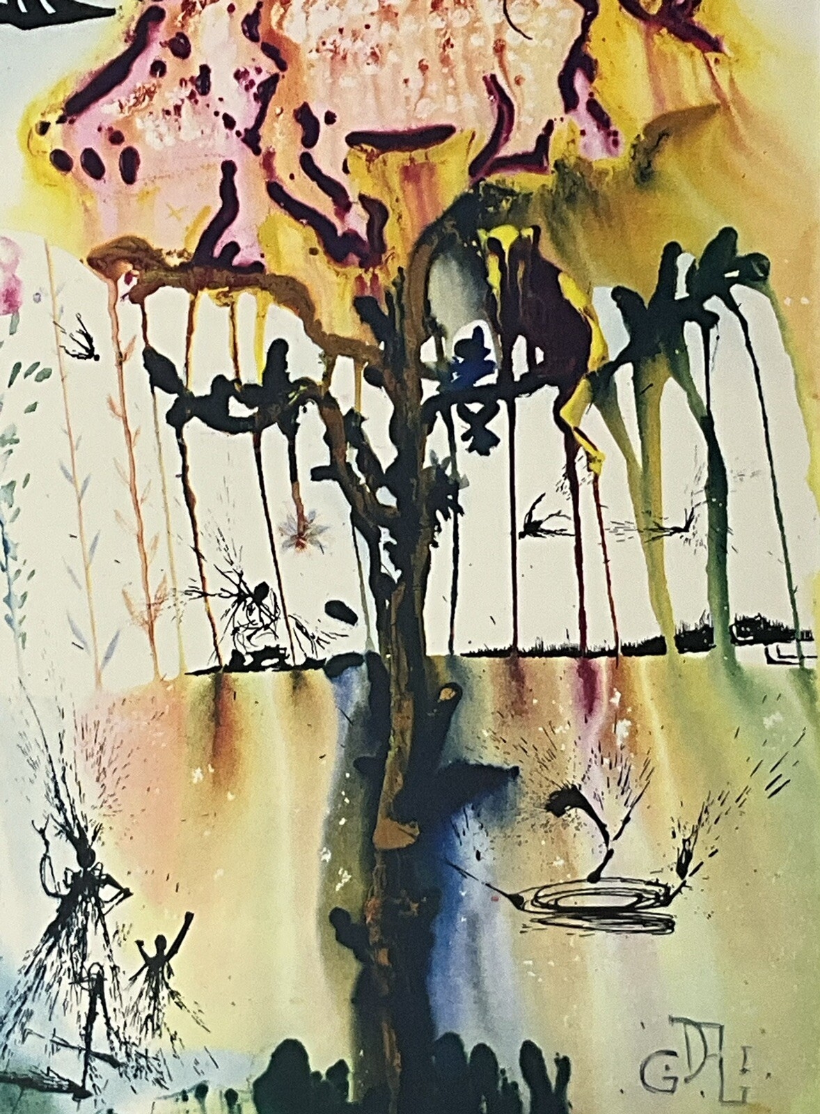 Salvador Dalí | Pig and Pepper Tree (1969) | MutualArt