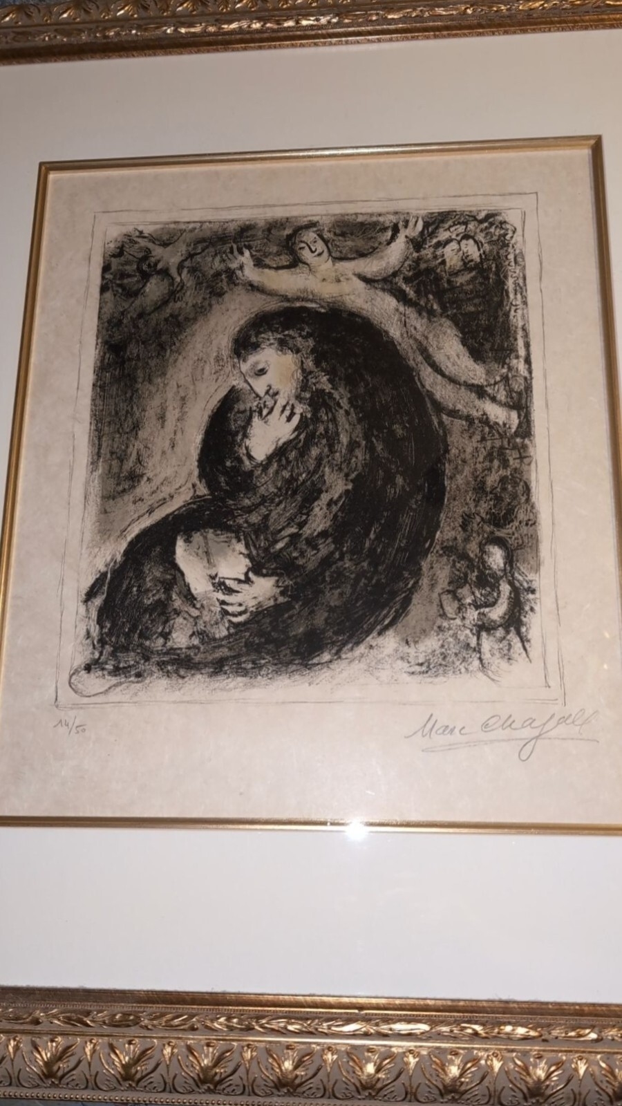 Marc Chagall | The Prophet and the Angel | MutualArt