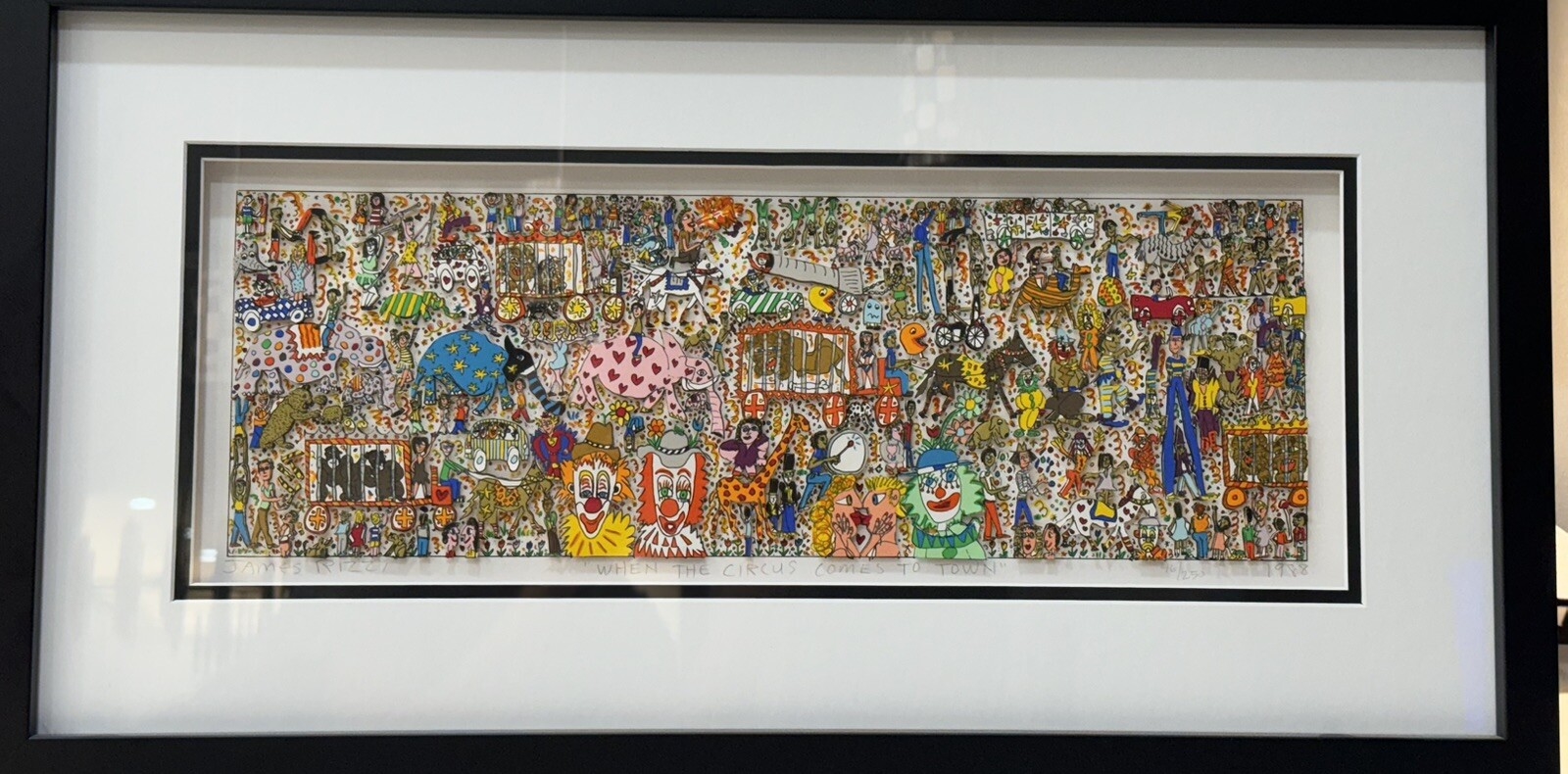 James Rizzi | When The Circus Comes To Town 1988 (1988) | MutualArt