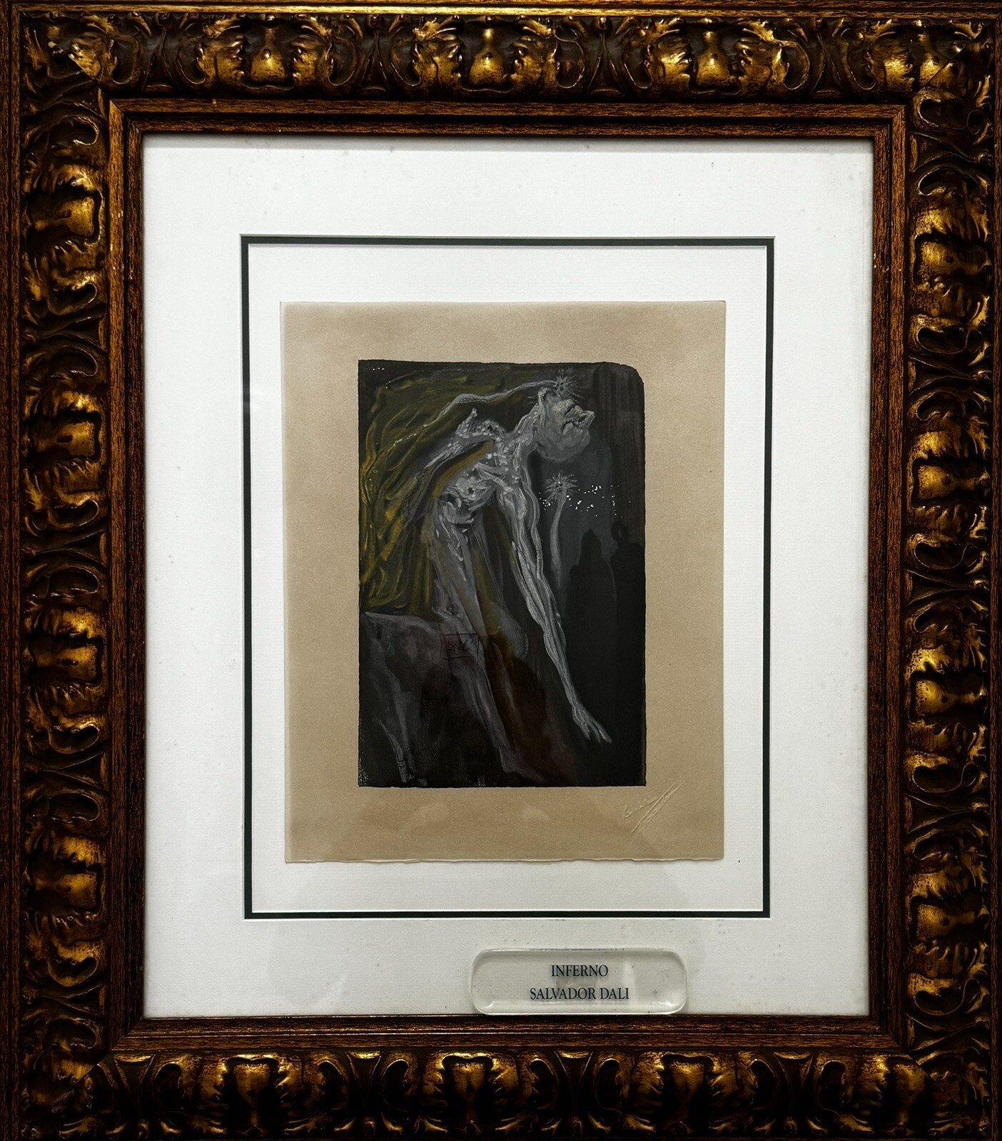 Salvador Dalí | inferno salvador dali lithograph signed original (2011 ...