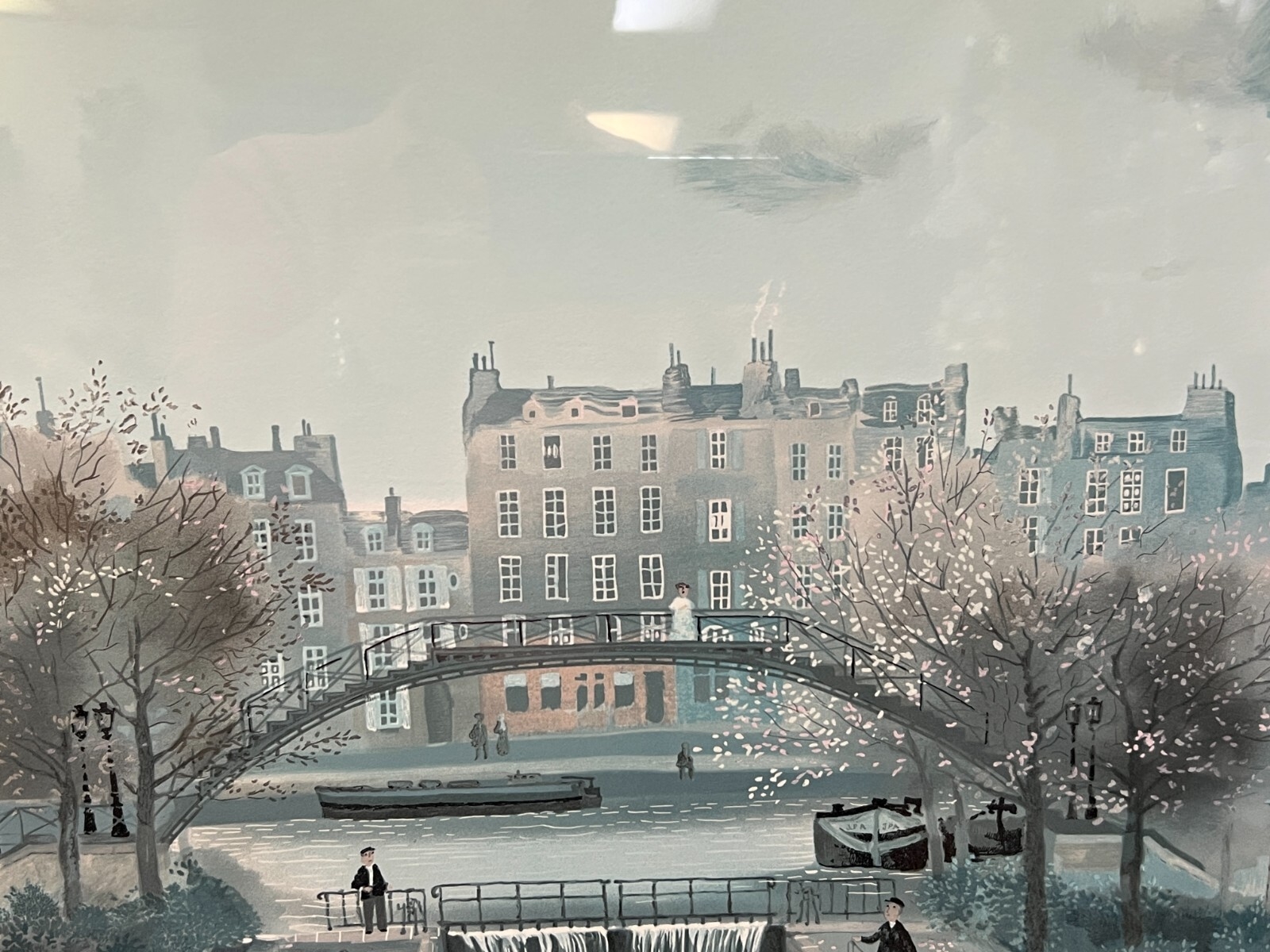 Michel Delacroix | Le Canal St Martin En Automne (1989) | MutualArt