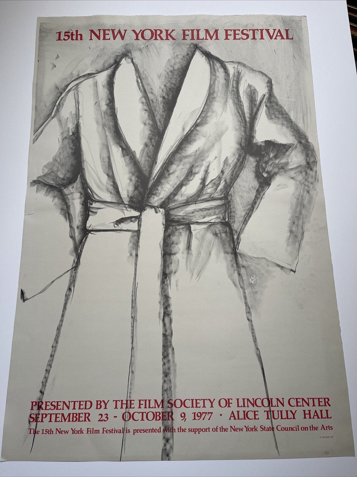Jim Dine | JIM DINE SIGNED POSTER New York Film Festival 1970’s 44 ...