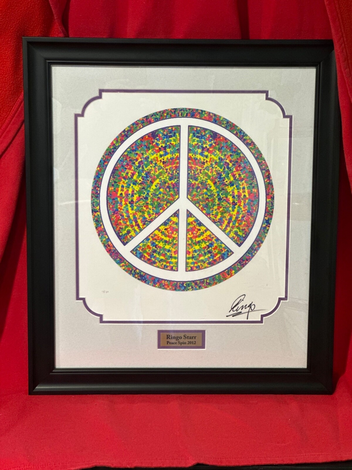 Ringo Starr | Peace Spin Hand Signed Lithograph #13 of 30 (2012 ...