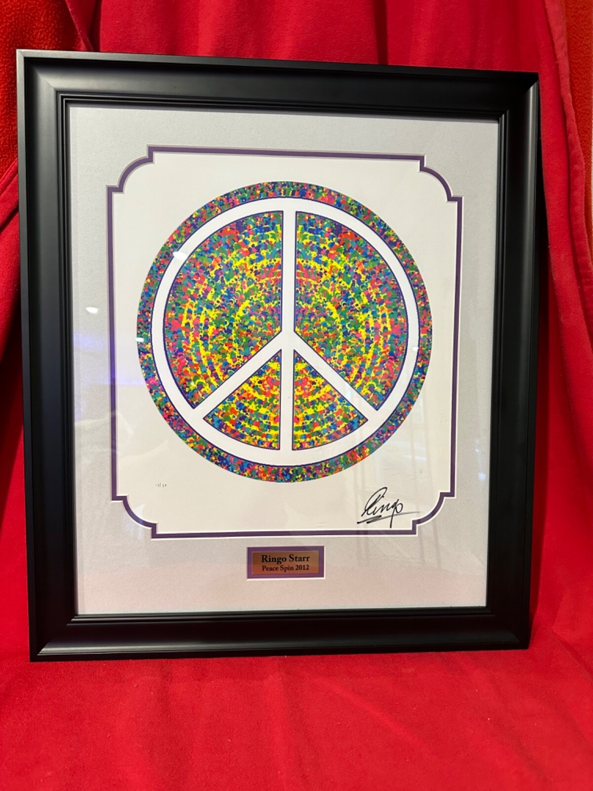 Ringo Starr | Peace Spin Hand Signed Lithograph #13 of 30 (2012 ...