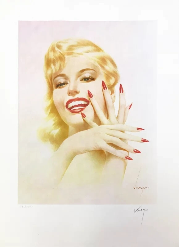 Alberto Vargas | MARILYN MONROE VINTAGE 1979 LITHOGRAPH VARGAS SIGNED ...
