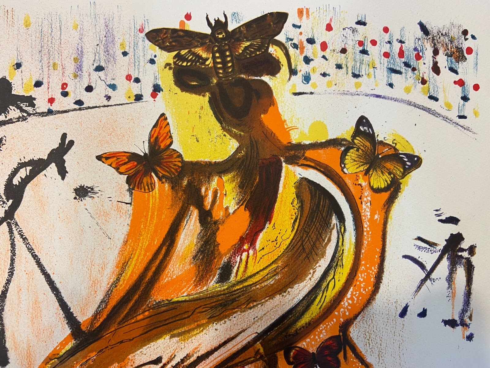 Salvador Dalí | Butterflies and Bullfighter | MutualArt