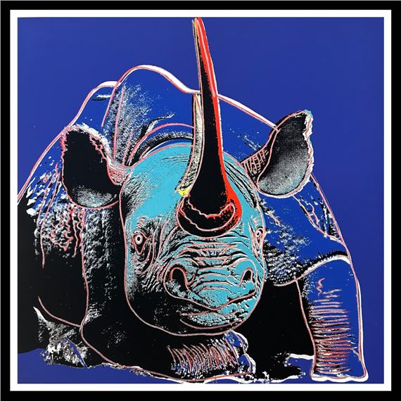 Andy Warhol | Black Rhino | MutualArt