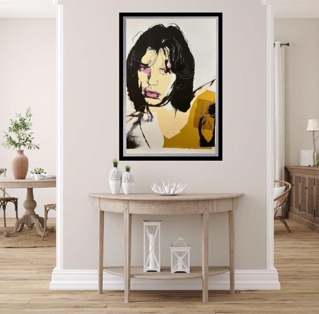 Andy Warhol | Mick Jagger #141 Trial Screenprint -Diamond Dust ...