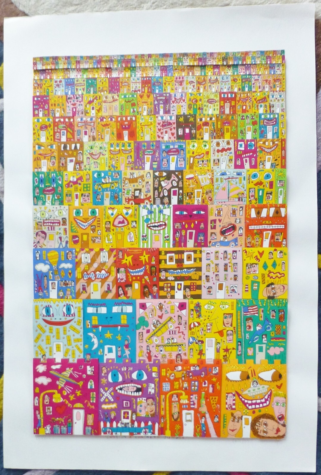 James Rizzi | Lost In A Concrete Jungle (1990) | MutualArt