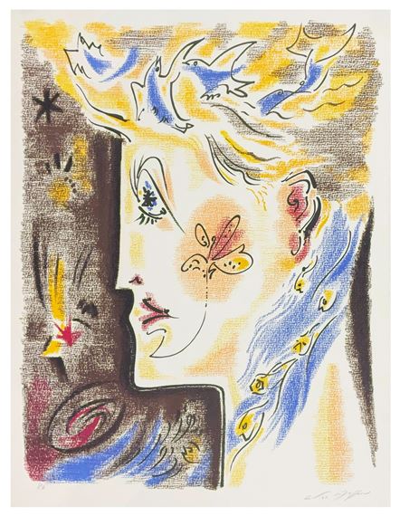 André Masson | SURREALIST WOMAN (1970) | MutualArt