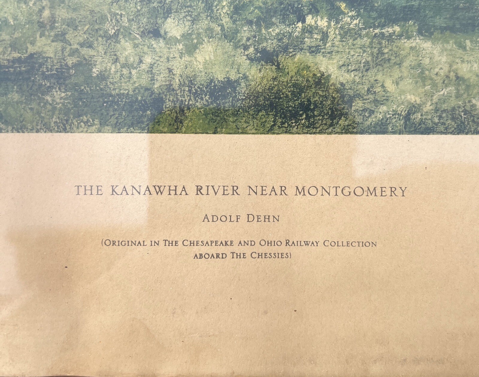 Adolf Dehn | THE KANAWHA RIVER NEAR MONTGOMERY (1947) | MutualArt