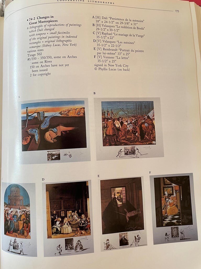 Salvador Dalí | Velazquez Velasquez Surrender Breda Spain (1974 ...