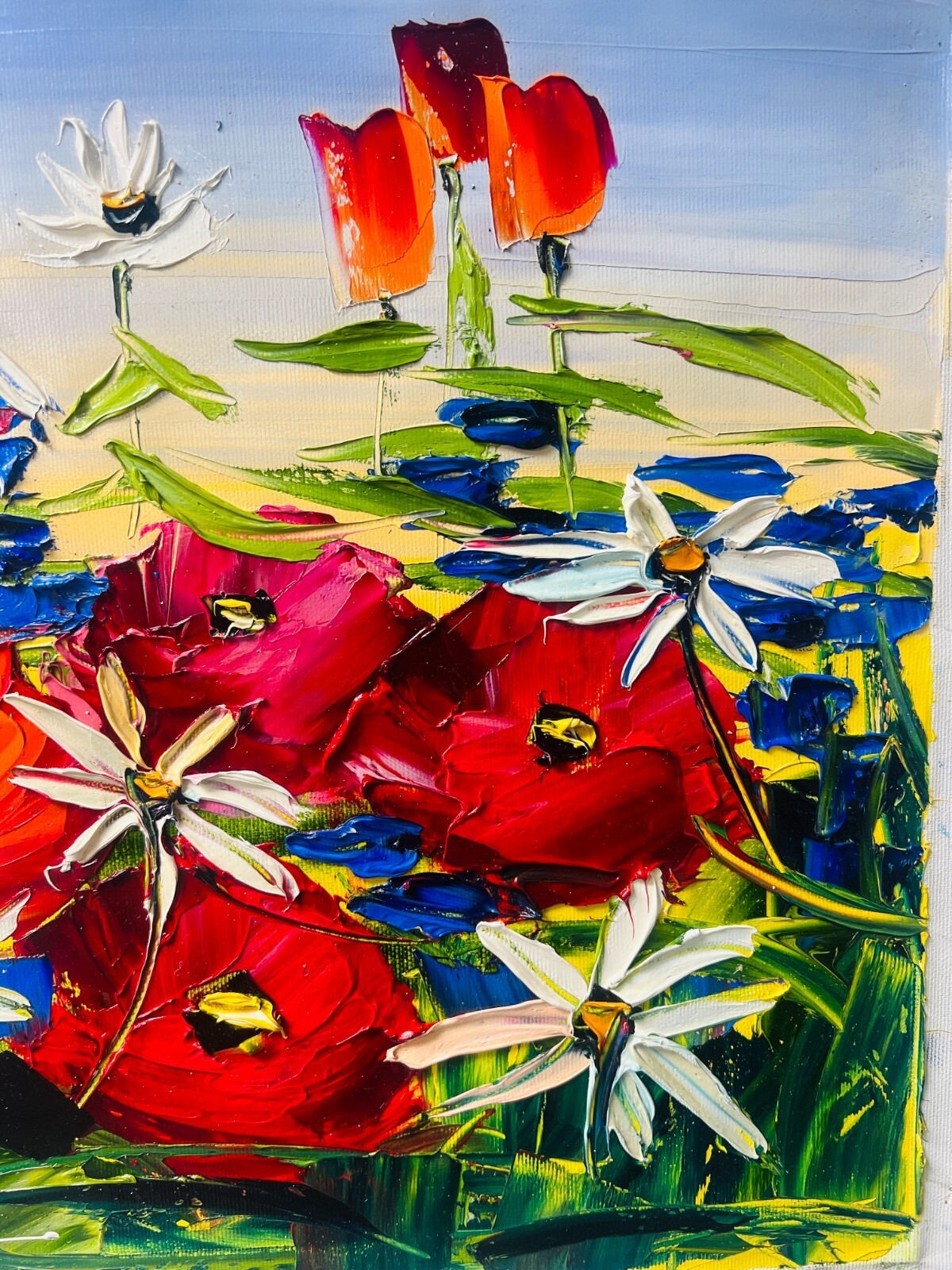 Maya Green | Maya Green Hand Signed Unique Acrylic on Canvas | MutualArt