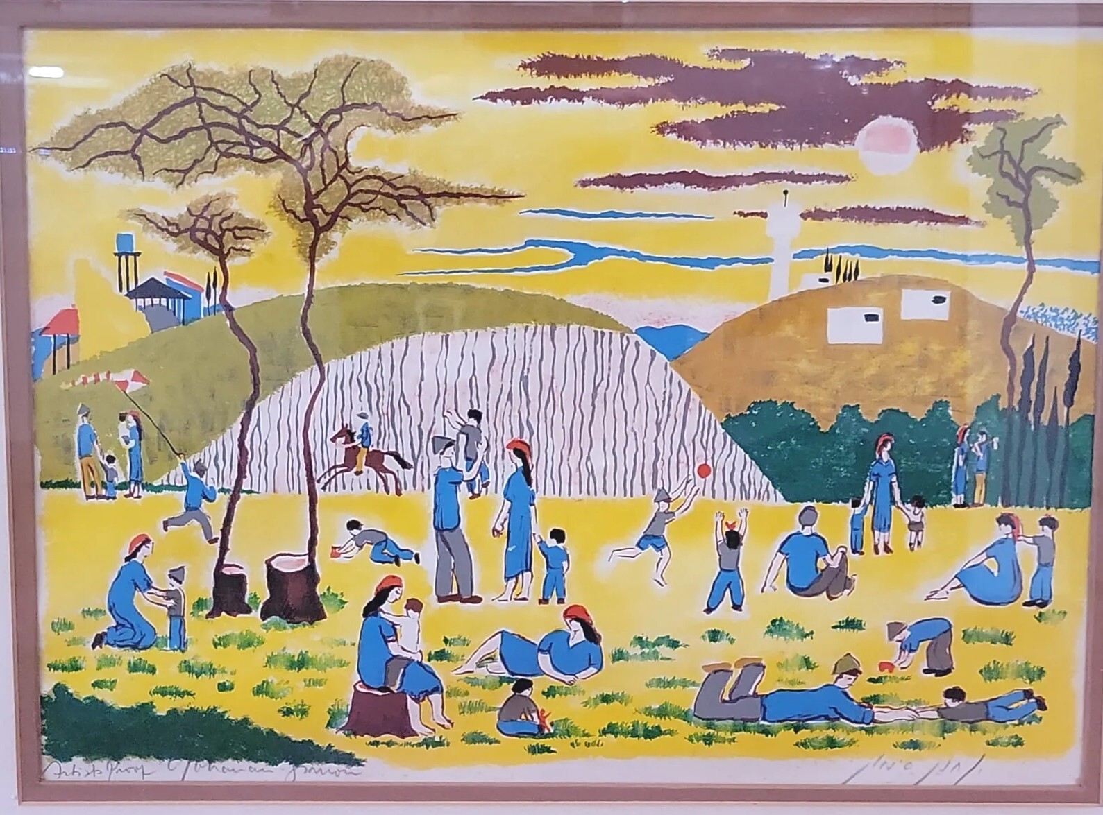 Yohanan Simon | An Afternoon At The Kibbutz (2020 - 2022) | MutualArt
