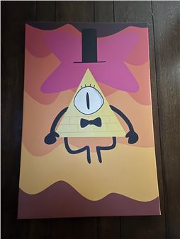 Swift | Gravity Falls Bill Cipher Ultra Deluxe digitally drawn Canvas ...