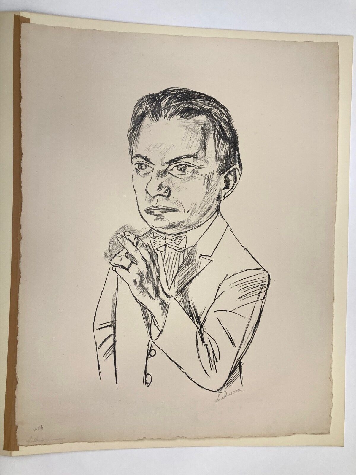 Max Beckmann | Portrait of Dr Heinrich Simon (1922) | MutualArt