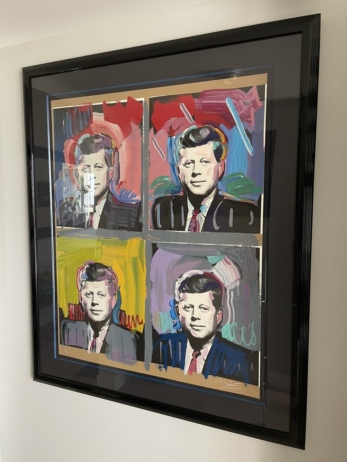Peter Max | JFK - Four Portraits (1989) | MutualArt