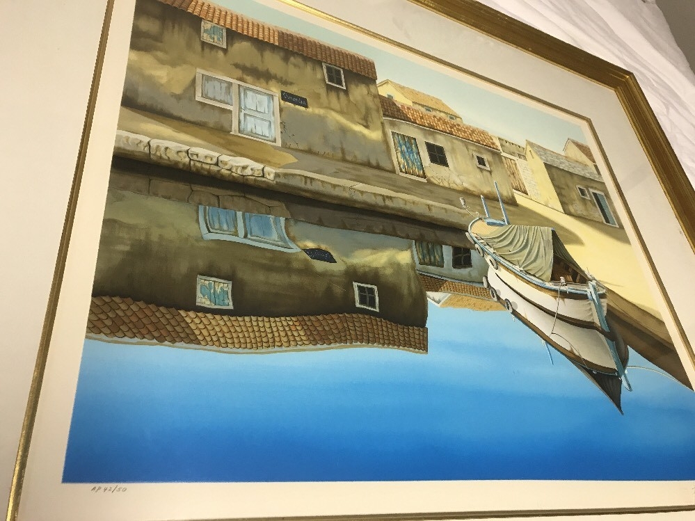 Frane Milner | rare FRANE MLINAR Limited Edition #42/50 Signed Framed ...